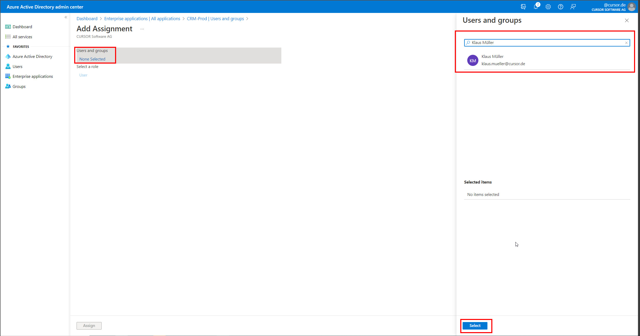SAML 2.0 mit Microsoft Azure Active Directory